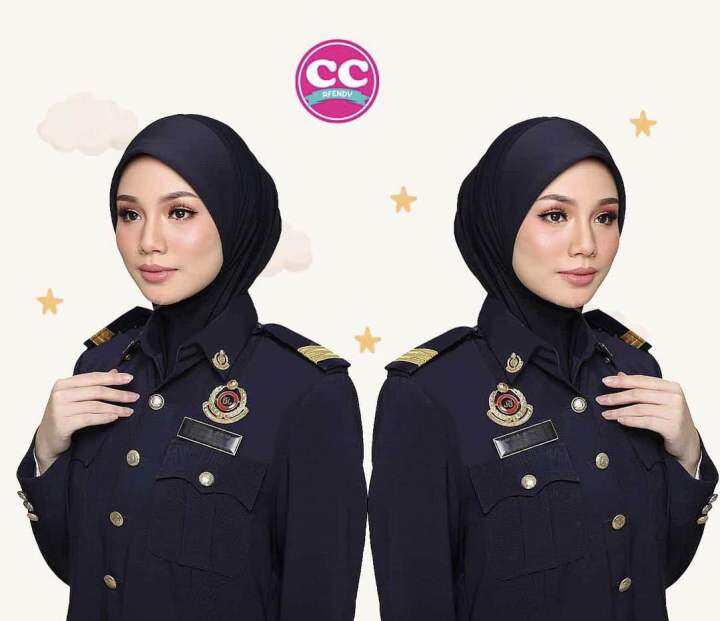 !!FULL SCUBA!! Tudung Uniform Polis, Penjara, Bomba,Tentera, JPJ,Kastam ...