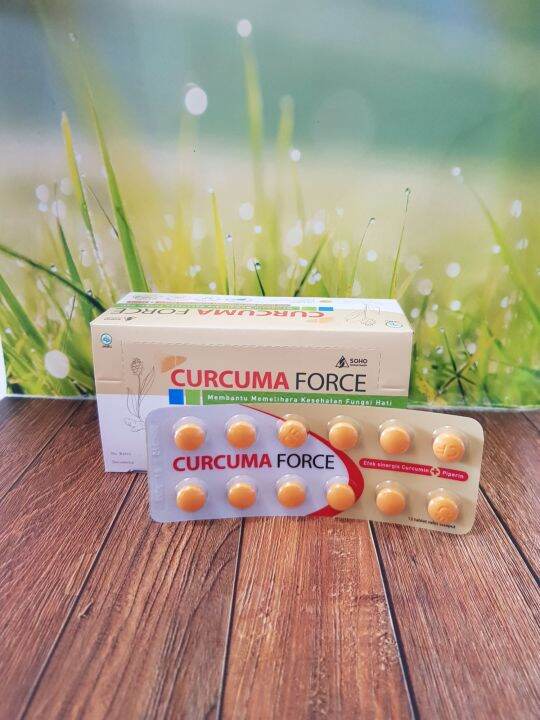 Curcuma Force per Blister 12 Tablet - Memelihara Kesehatan Fungsi Hati ...