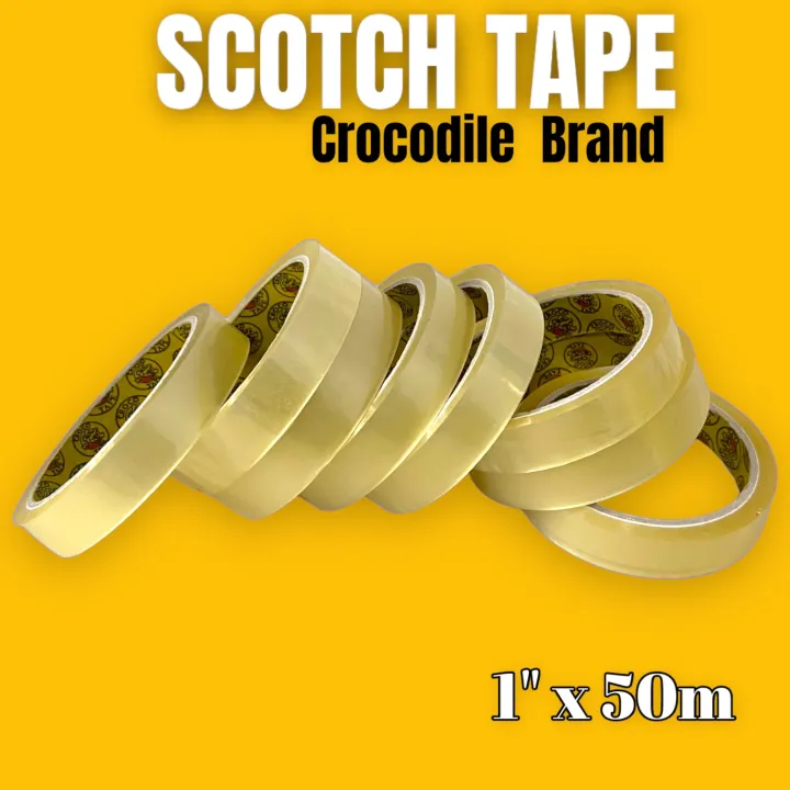 Scotch Tape Croco 1" x 50m Sold per Pc | Lazada PH