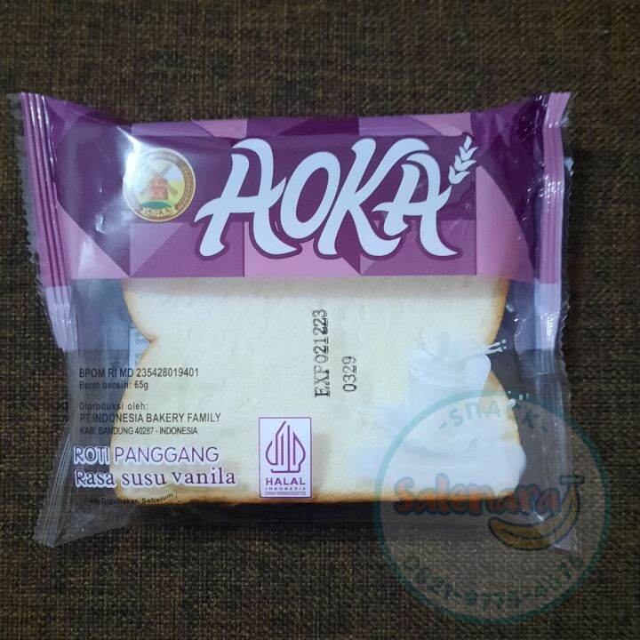 Aoka Roti Panggang 65 gr 8 Varian Rasa | Lazada Indonesia