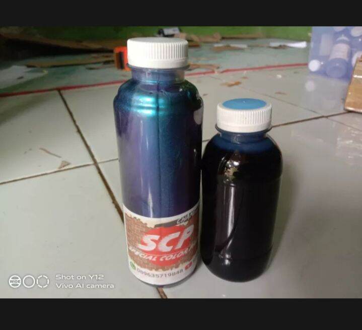 CAT BUNGLON 100 MILI+ CAT DASAR HITAM 200 MILI CAT DASAR MOBIL MOTOR ...