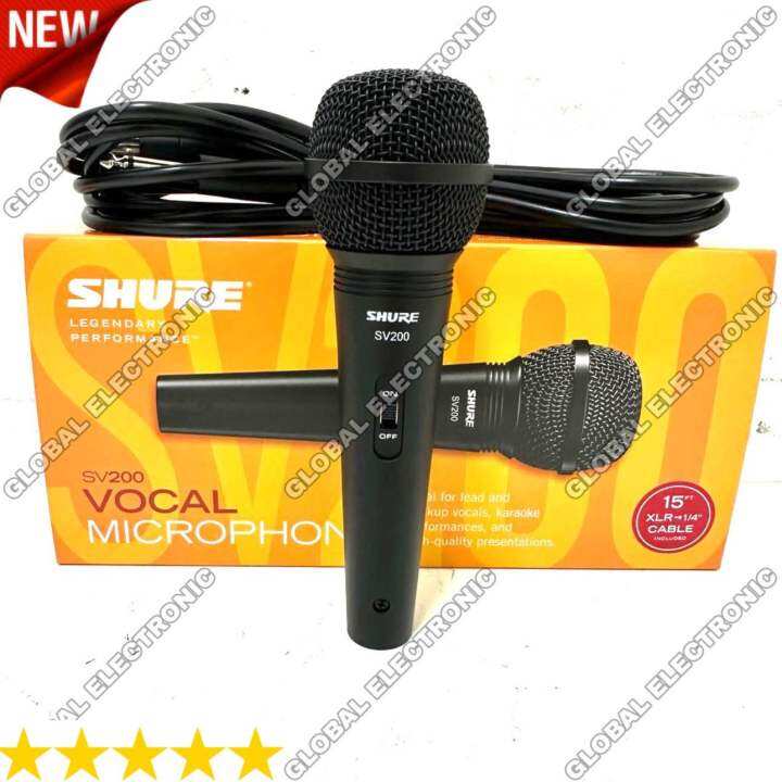 Mic Shure SV 200 / Sv200 Dynamic Kabel Microphone Original Shure ...