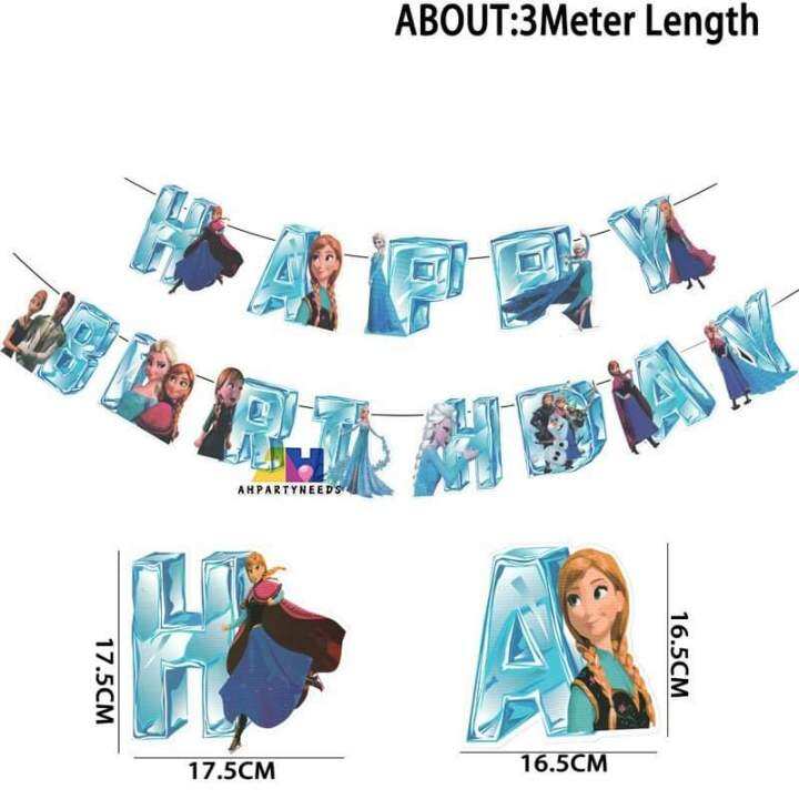 Frozen Happy Birthday Banner Lazada Ph