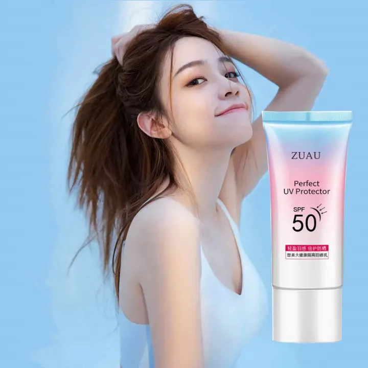 Facial Body Refreshing Sunscreen Whitening Sunblock Cream Oil-Control ...