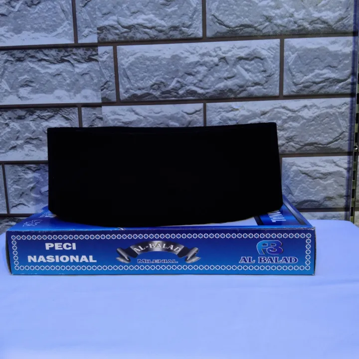 peci AL-BALAD milenial ac tinggi 10cm/peci hitam/peci milenial/peci ...