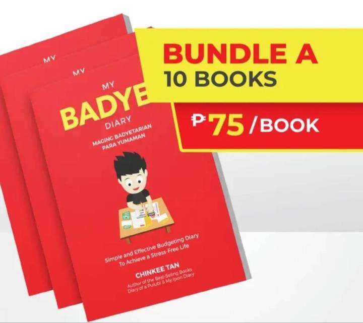 Bundle of 10 My BADYET Diary Books By Chinkee Tan Self Help Year ...