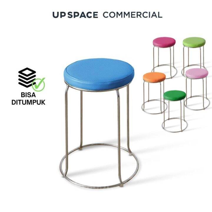 UP SPACE Oreo Stool / Bangku Bulat Susun / Kursi Bakso Tumpuk / Kursi ...