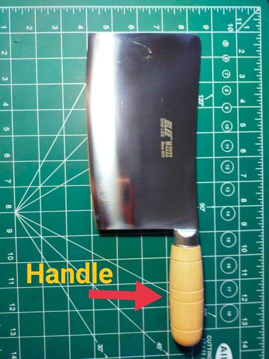 Hulu Kayu bulat untuk Pisau Chopper Tulang DIY / Round Knife Wood ...