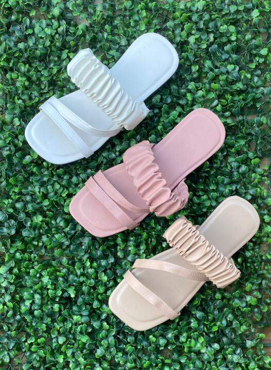 Trendy Flat Sandals JADE Fashion KOrean Inspired MArikina Slippers ...