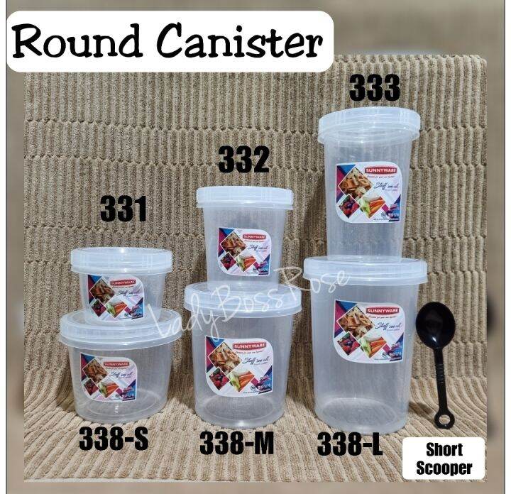 Round Canister Food Container BPA FREE Sunnyware | Lazada PH