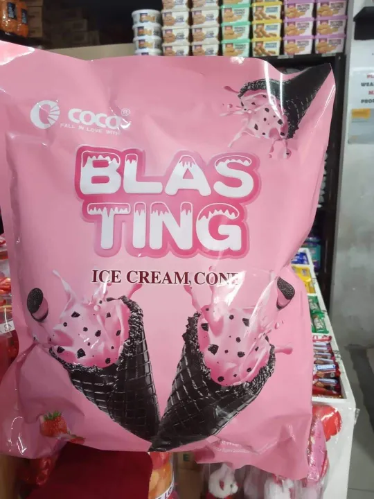 coco blasting cone 300 grams 2 flavors / Adorable 4 flavors cone ...