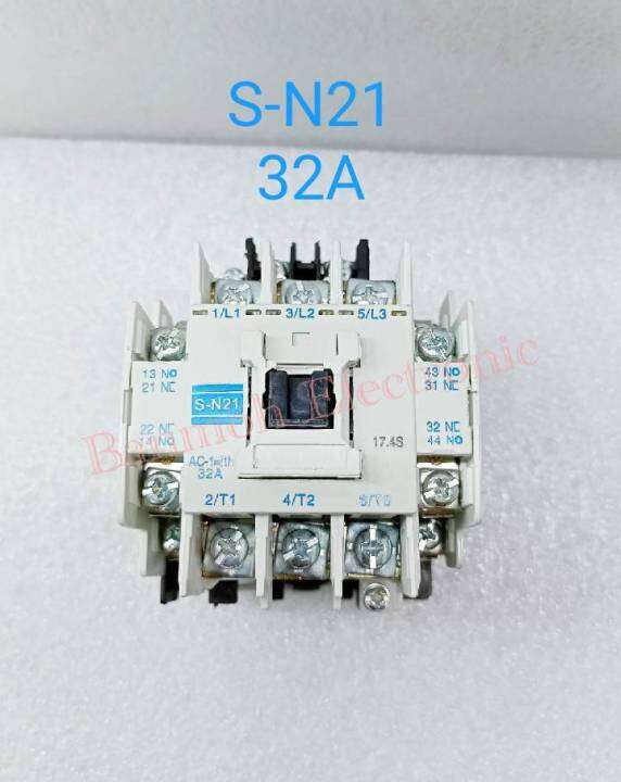 S-N21 แมกเนติกคอนแทคเตอร์ มีโวล์ให้เลือก24V,110V,220V380V SN-21 ยี่ห้อZT 32A SN21 สินค้าคุณภาพ ...