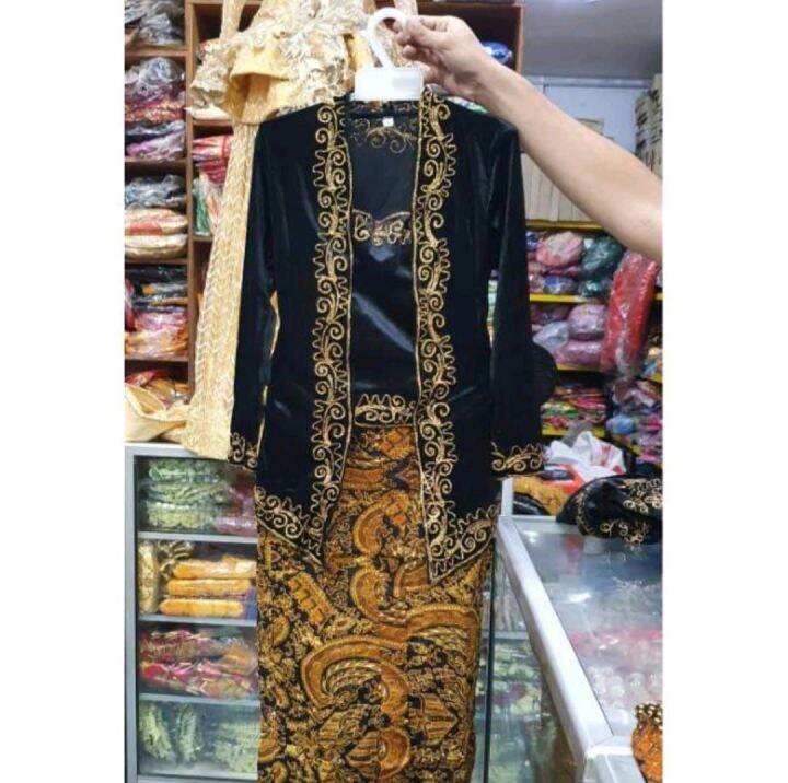 Kebaya beludru adat jawa anak // Baju beludru adat jawa TK SD SMP ...