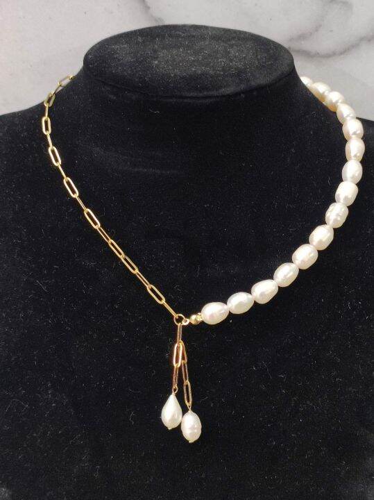 Palawan pearl necklace with 10k settings | Lazada PH