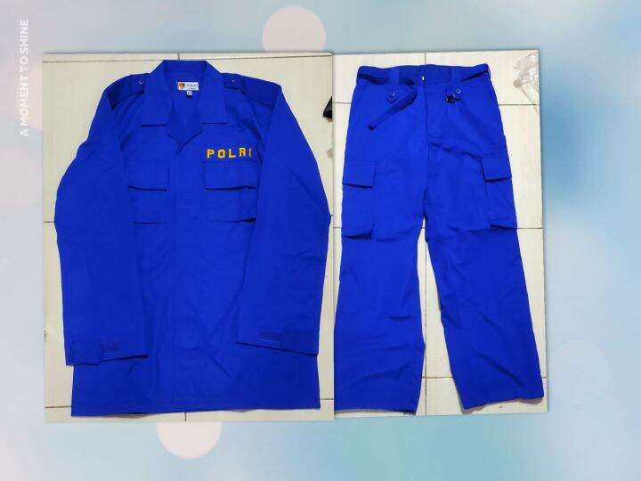 Seragam pdl biru polairud | Lazada Indonesia