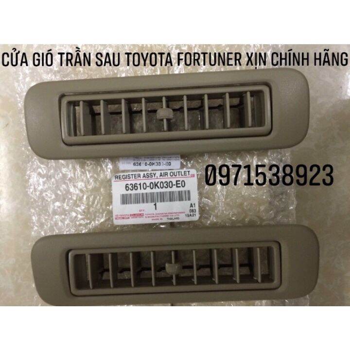 cửa gió điều hoà trần sau TOYOTA INNOVA FORTUNER 2006-2016 63610-0K030 ...