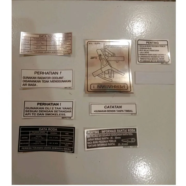 Stiker panel ninja/emblem/logo variasi ninja r/rr | Lazada Indonesia