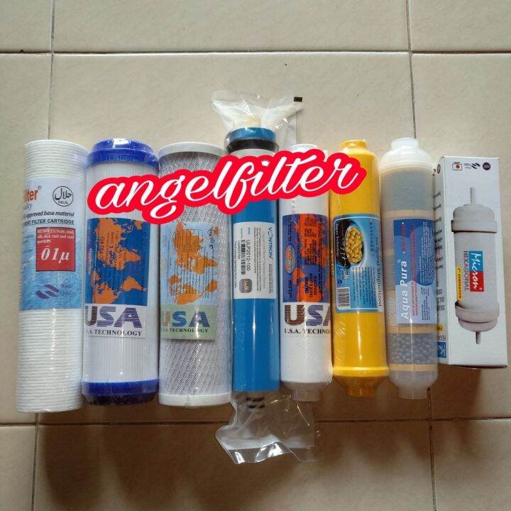 Isi Filter Mesin RO 8Step (pakai iMembran Vontron)Sesuai Foto | Lazada ...