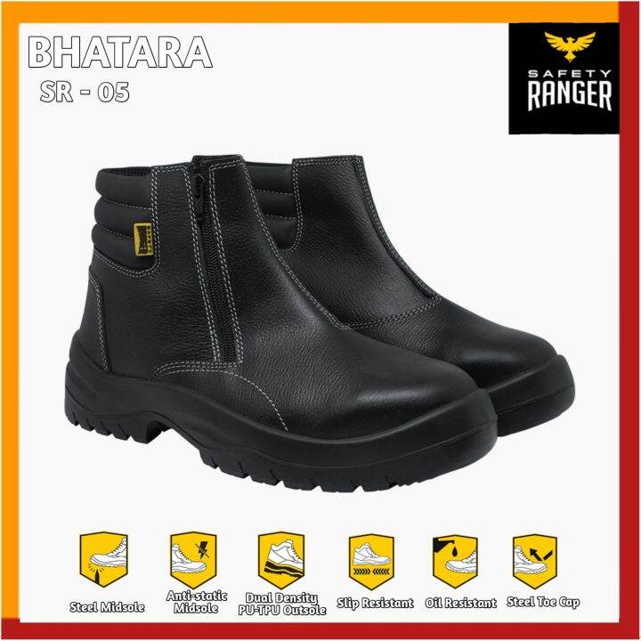 Sepatu Safety Ranger BHATARA SR05 - Sepatu Safety Pria Ujung Besi Merk Ranger BHATARA (SR05 ...