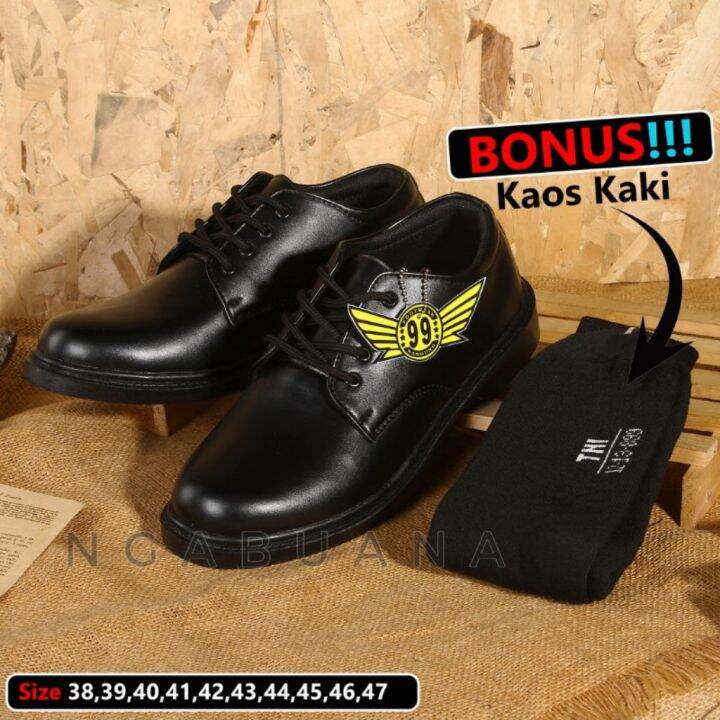 Sepatu Pdh Pendek Doff & Kilap Pentofel Dinas Kantor TNI PORLI SECURITY ...