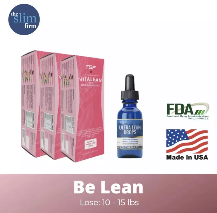THE SLIM FIRM BE LEAN COMBO ( 15 days drops/ 3 boxes vitalean) | Lazada PH