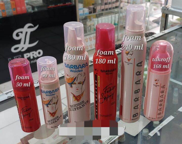 Barbara foam atau non aerosol cair rambut styling pengeras rambut ...