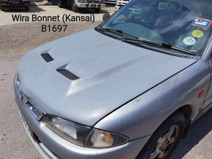 Proton wira sedan aeroback Kansai front bonnet bonet scoop hood air ...