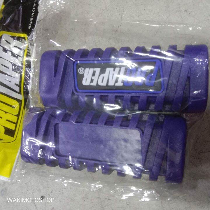 Footrest Rubber Prottaper XRM,WAVE Motorcycle BLUE COLOR Very Good ...