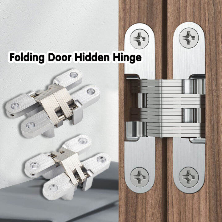 Stainless Steel Concealed Cross Hinge / Invisible Hinges / Concealed Hinges | Lazada PH