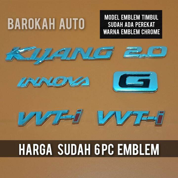 innova logo emblem innova lama set type g v atau e harga sudah 6pc ...
