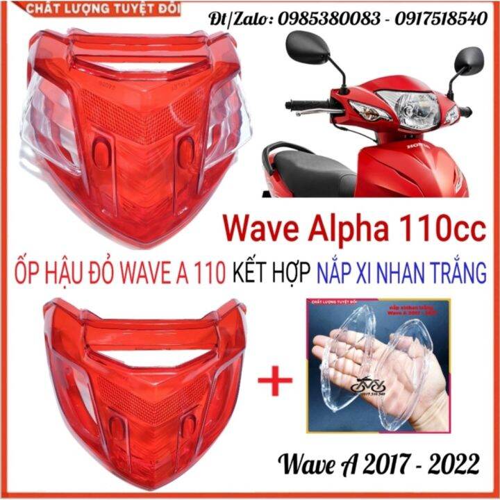 Combo Nắp Hậu Đỏ Kèm Nắp Xinhan Màu Cam Or Màu Trắng Cho Wave A 100/110 ...