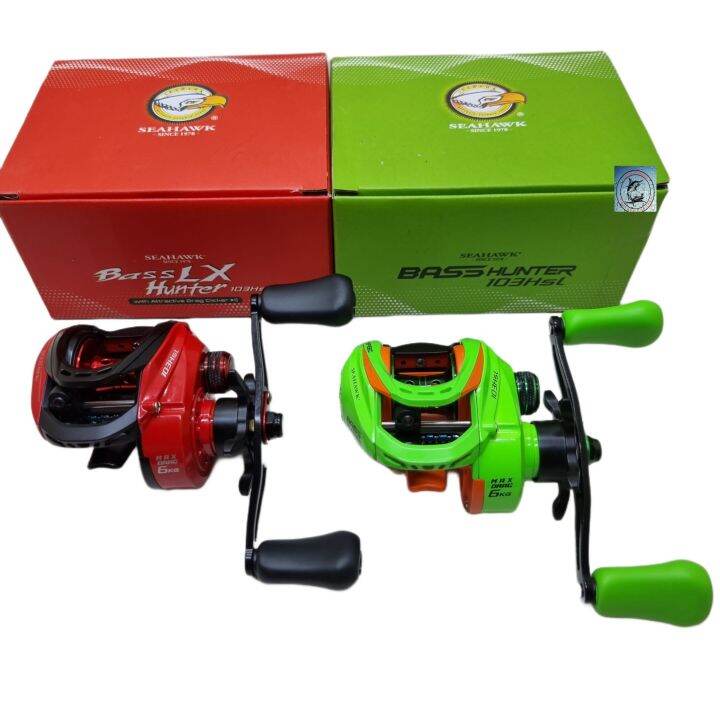 reel bc seahawk bass hunter 103h sl handle kiri | Lazada Indonesia