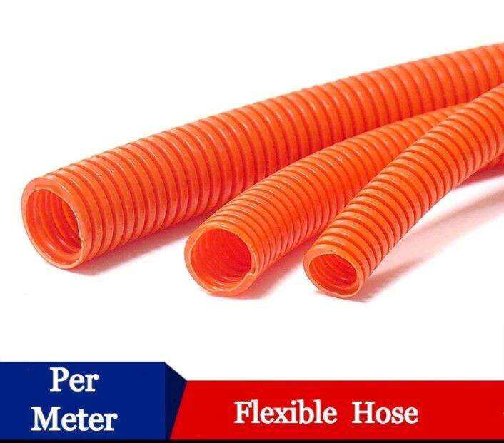 high quality orange flexible hose (per meter) 1/2", 3/4", 1" sizes available , for electrical ...