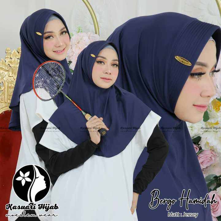 BERGO HAMIDAH SPORT L-JERSY SUPER-BY KASUARI HIJAB STYLE | Lazada Indonesia