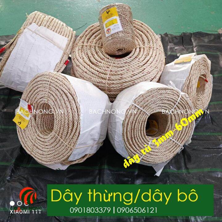 Dây bô dây thừng hiệu con gà Thái 3mm, Cuộn dài 220m ,Loại 1kg | Lazada.vn