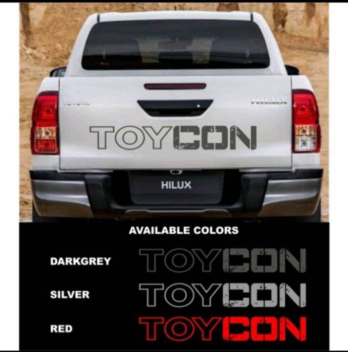 TOYCON Sticker for Toyota Hilux Conquest | Lazada PH
