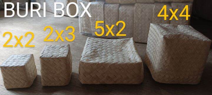 BURI BOX FOR SOUVENIRS (4 sizes) | Lazada PH