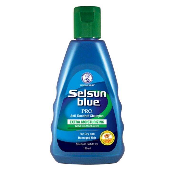 SELSUN BLUE (GREEN) EXTRA MOISTURISING DANDRUFF 120ML | Lazada