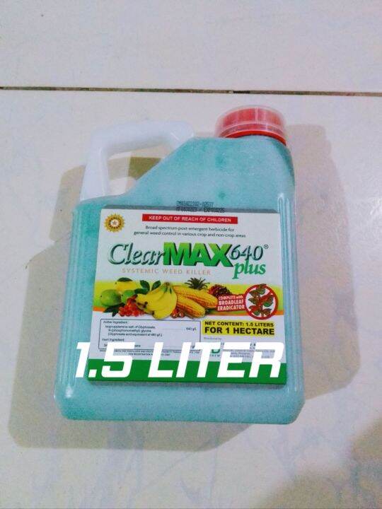CLEARMAX 640 PLUS SYSTEMIC WEED KILLER HERBICIDE (1.5LITER) BY C. B ...