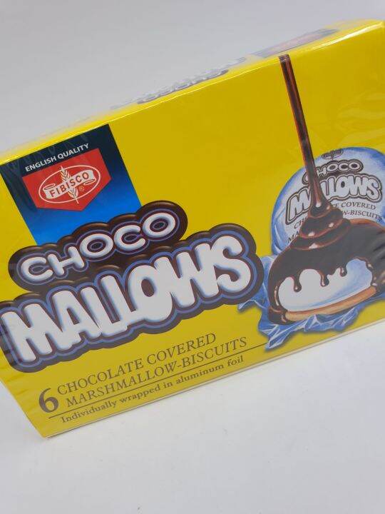 Choco Mallows Box FIBISCO 100g ( 6 pcs. ) | Lazada PH