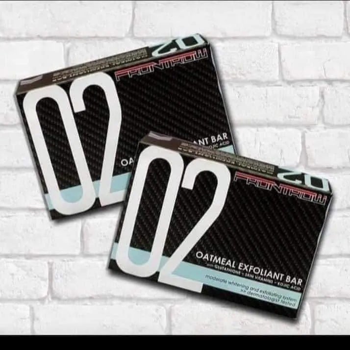 [Set of 2] Frontrow Celebrity Luxxe Soap 02 Oatmeal Exfoliant Bar 100% ...