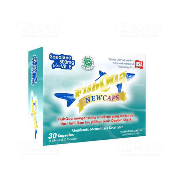 Fishqua Newcapa 1 box isi 30 Capsule / Suplemen Kesehatan / Daya Tahan ...