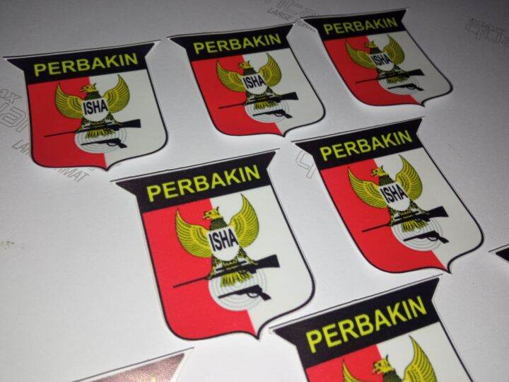 Stiker Perbakin Logo 6cm isi 8logo | Lazada Indonesia
