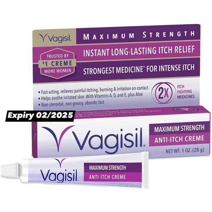 Vagisil Maximum Strength Feminine Anti Itch Cream 1oz 28g Lazada Ph