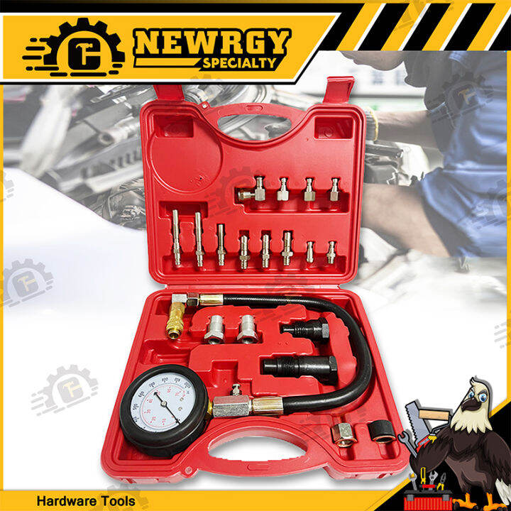 TU-15A Diesel Engine Compression Cylinder Pressure Tester Gauge Kit 0 ...