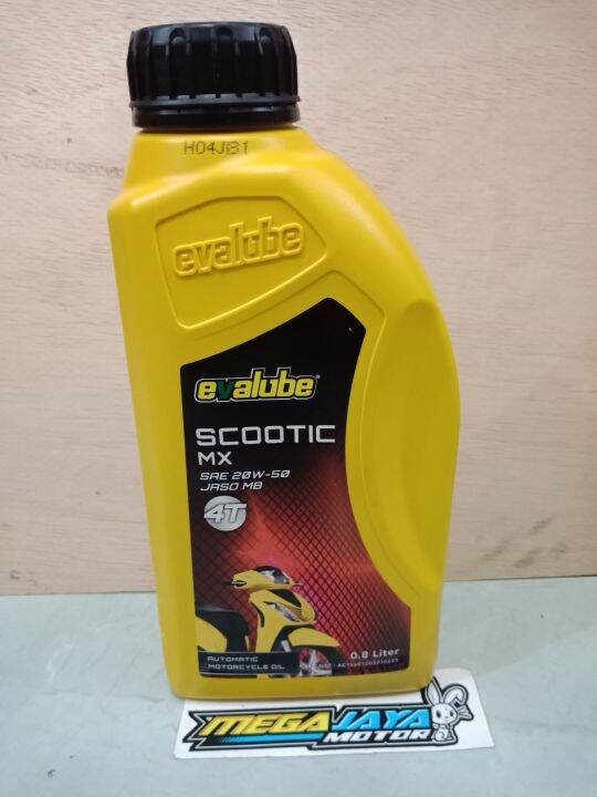 OLI MOTOR MATIC EVALUBE SCOOTIC MX 20W50 800 ML | Lazada Indonesia