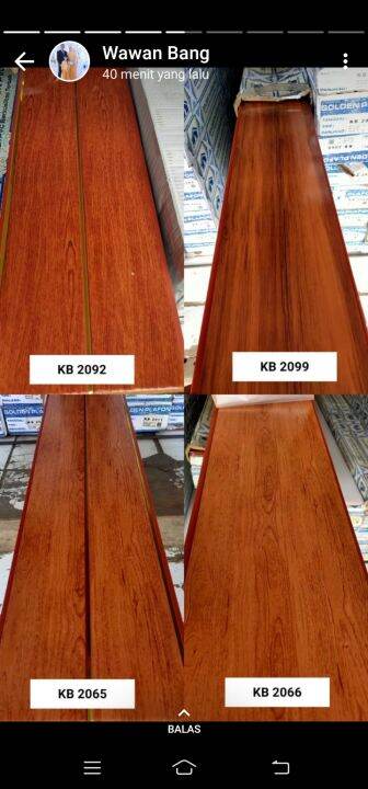 plafon pvc motif serat kayu | Lazada Indonesia