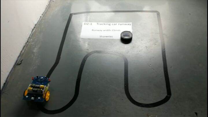 DIY Robot Line Follower Kit Robot Edukasi Smart Car Analog Pengikut ...