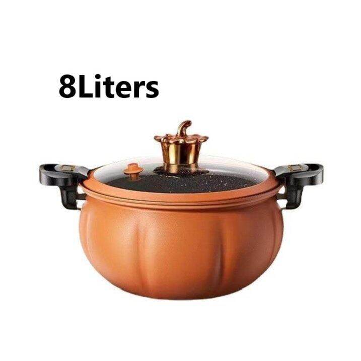 Walker Edison Electric Cooking Pot 8L Micro Pressure Cooker Pumpkin Pot ...