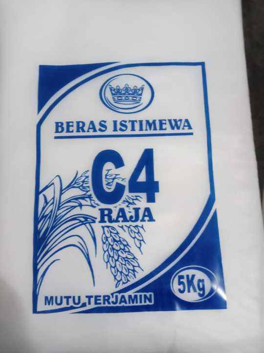 plastik beras 5kg C4 RAJA (100 lembar) | Lazada Indonesia
